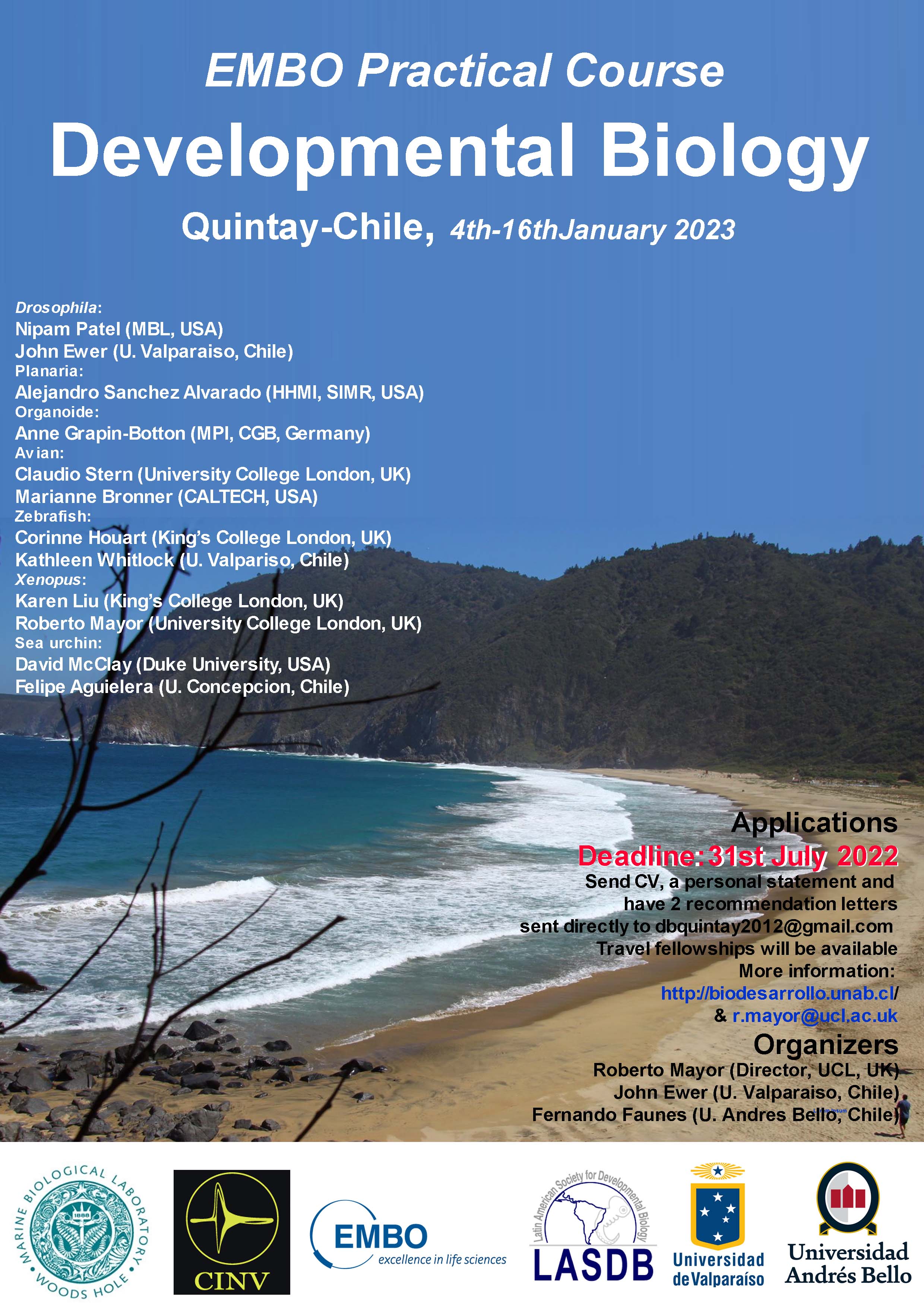 International Course on Developmental Biology Aims - International ...